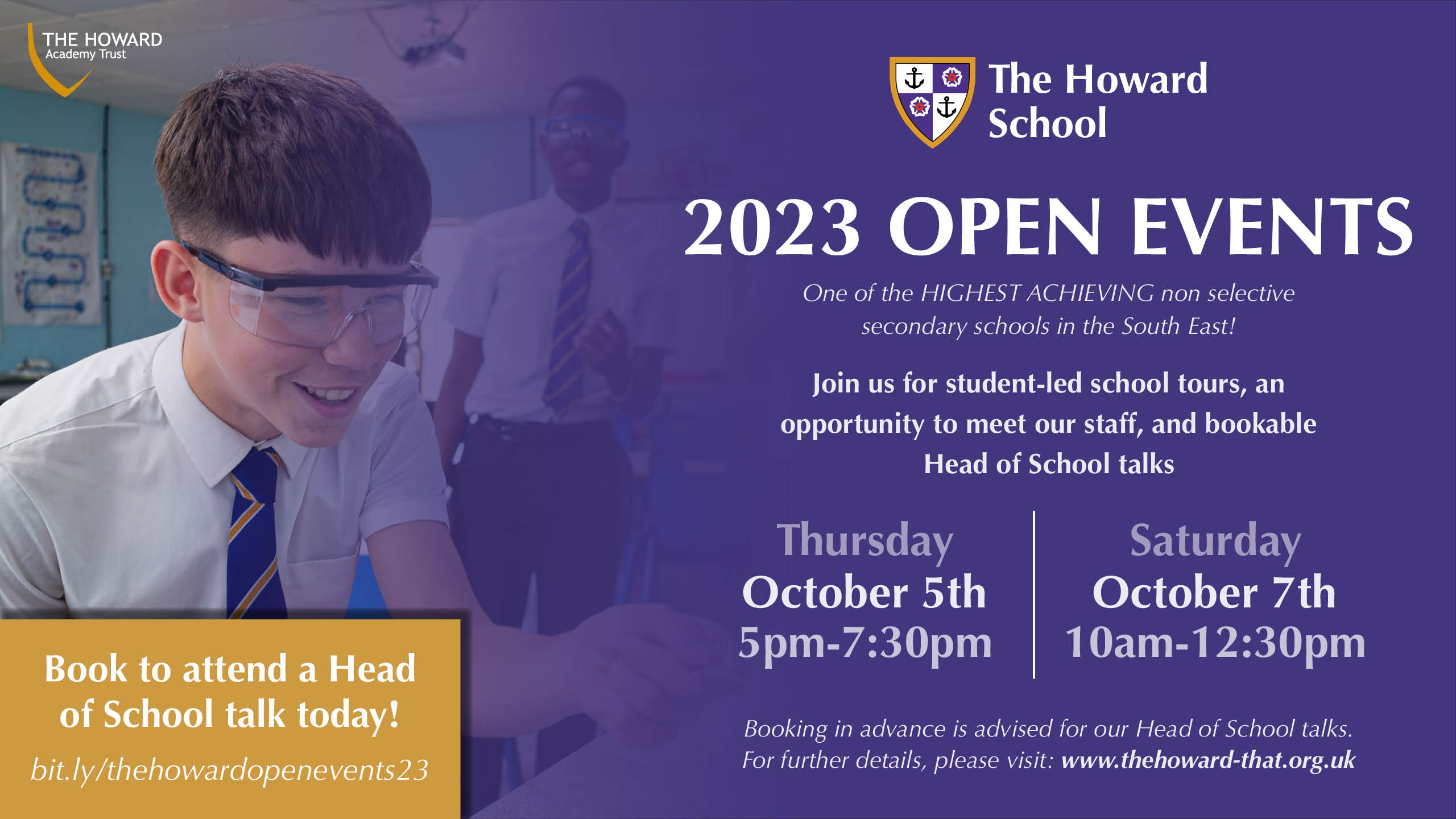 Open Days | The Howard School